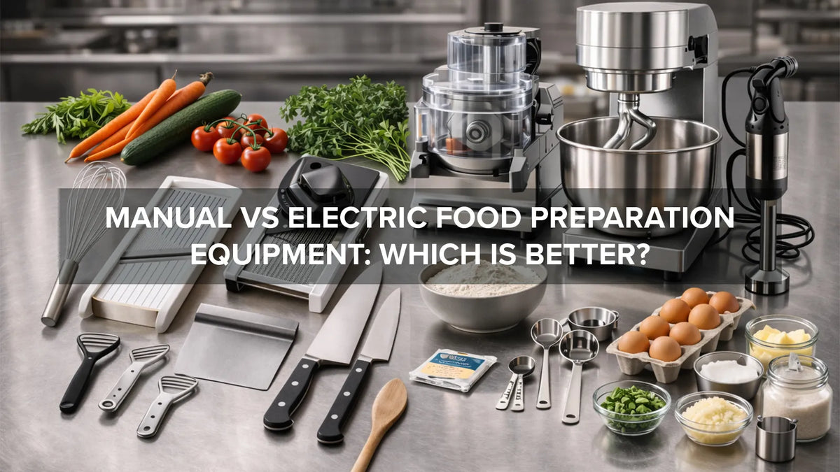 Manual vs Electric Food Preparation Equipment: Which Is Better ...