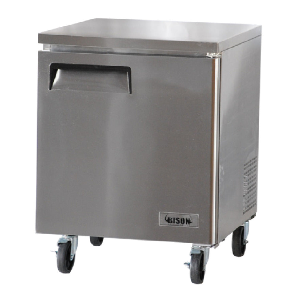 Bison BUR-27 27 Inch Undercounter Refrigerator 6.5 Cu. Ft. Stainless S ...