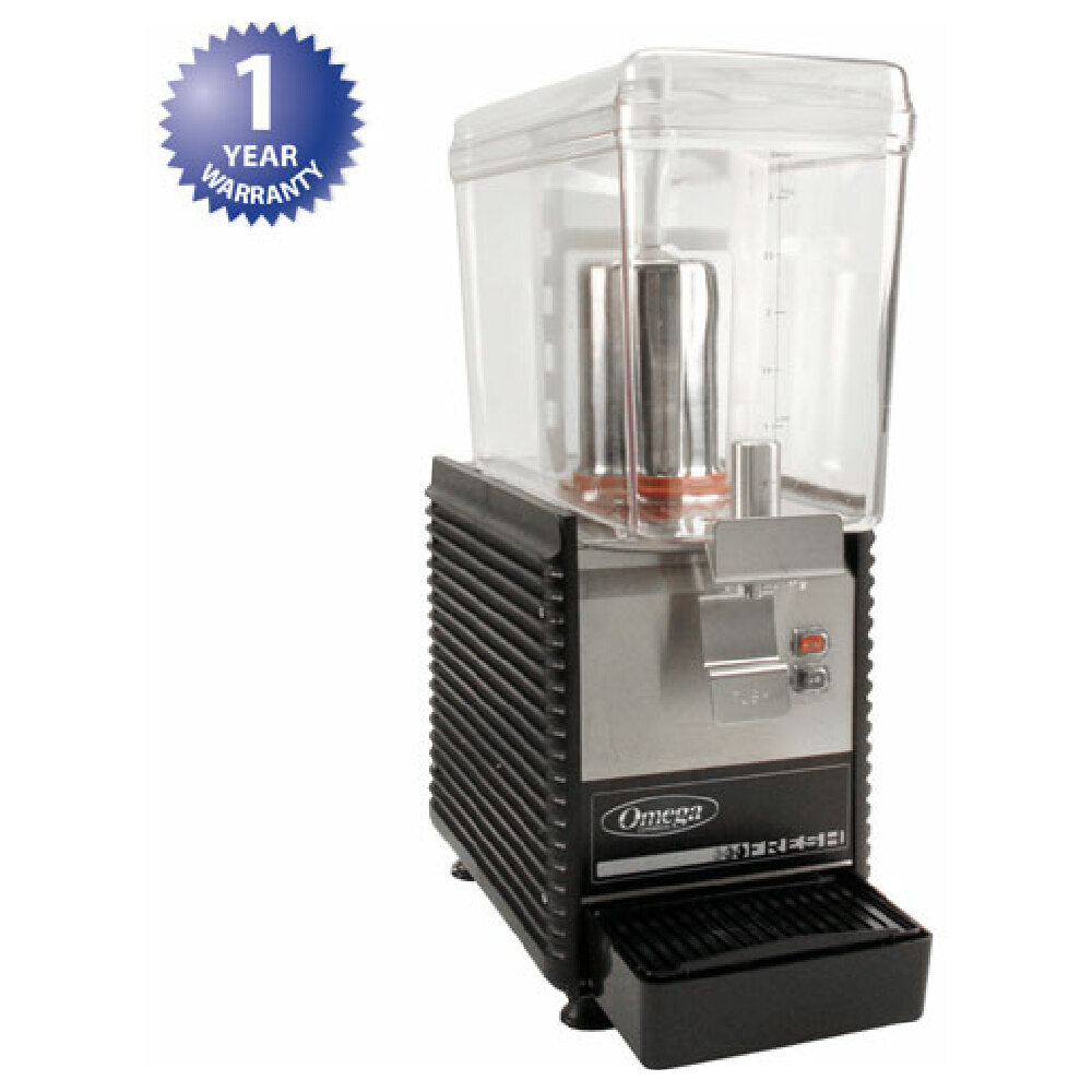 Omega MSD10 19 Inch Antimicrobial Bowl Beverage Dispenser Polycarbonate ...