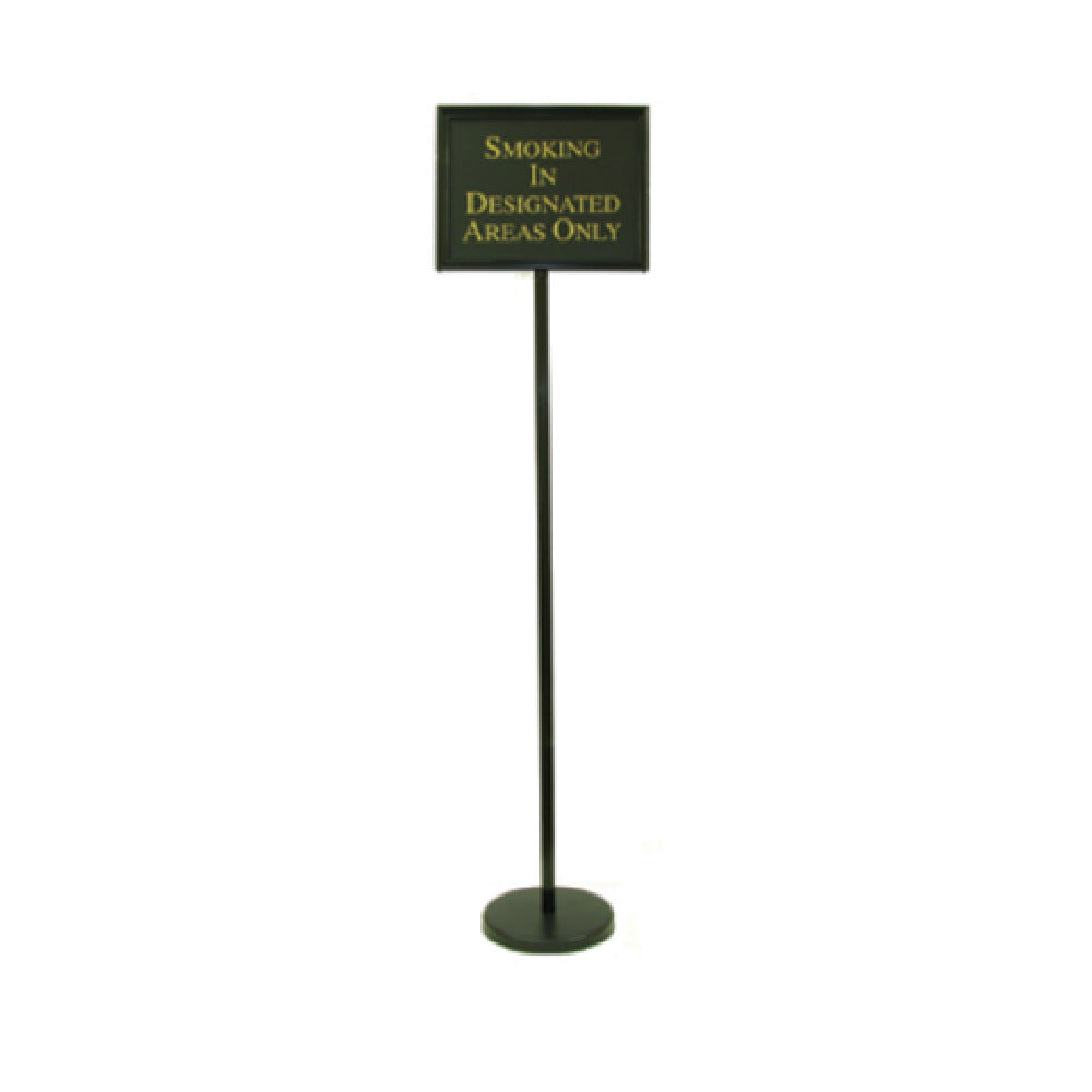 Buy Aarco TI-1BK 15 Inch Sign Freestanding Black Finish Aluminum ...