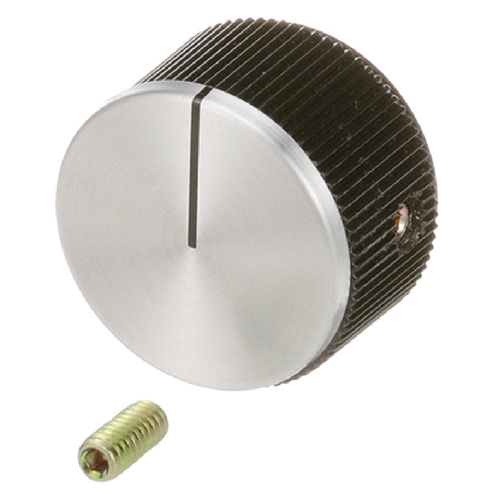 Merco 000320SP 1-1/8 Inch Diameter Knob Pointer Black and Silver Finish ...