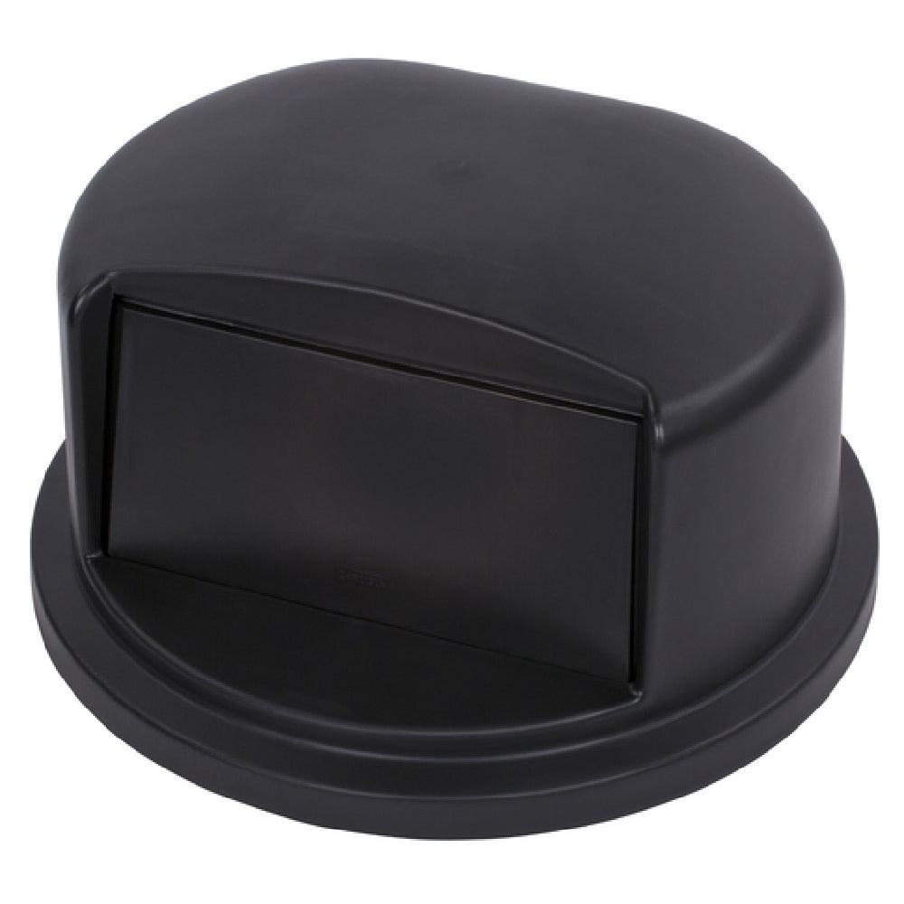 Carlisle 34103403 22-27/32 Inch Dome Lid Black Plastic with Snap Locks ...