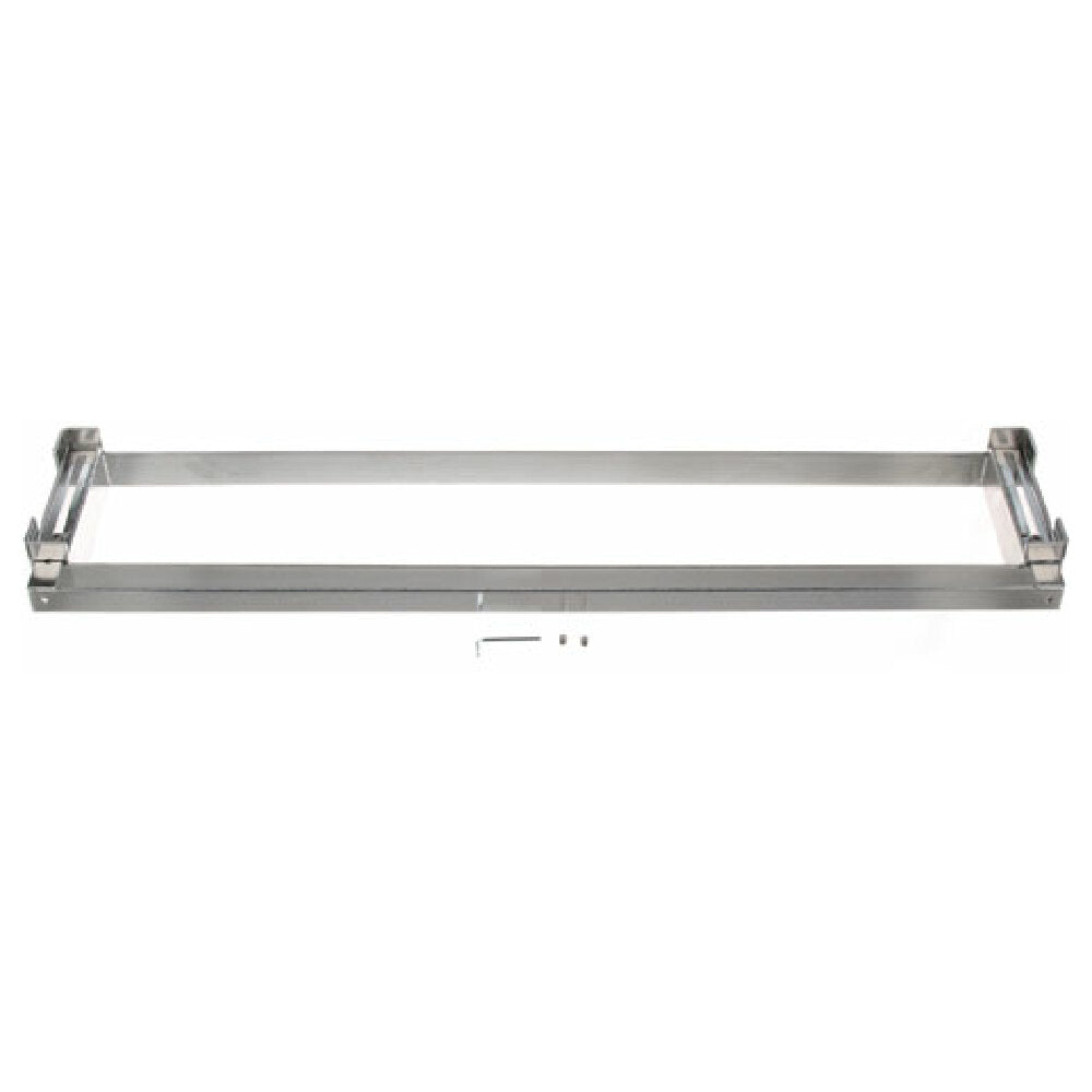 AllPoints 2802203 9 Inch Wide Stainless Steel Griddle Rail with Easy I ...