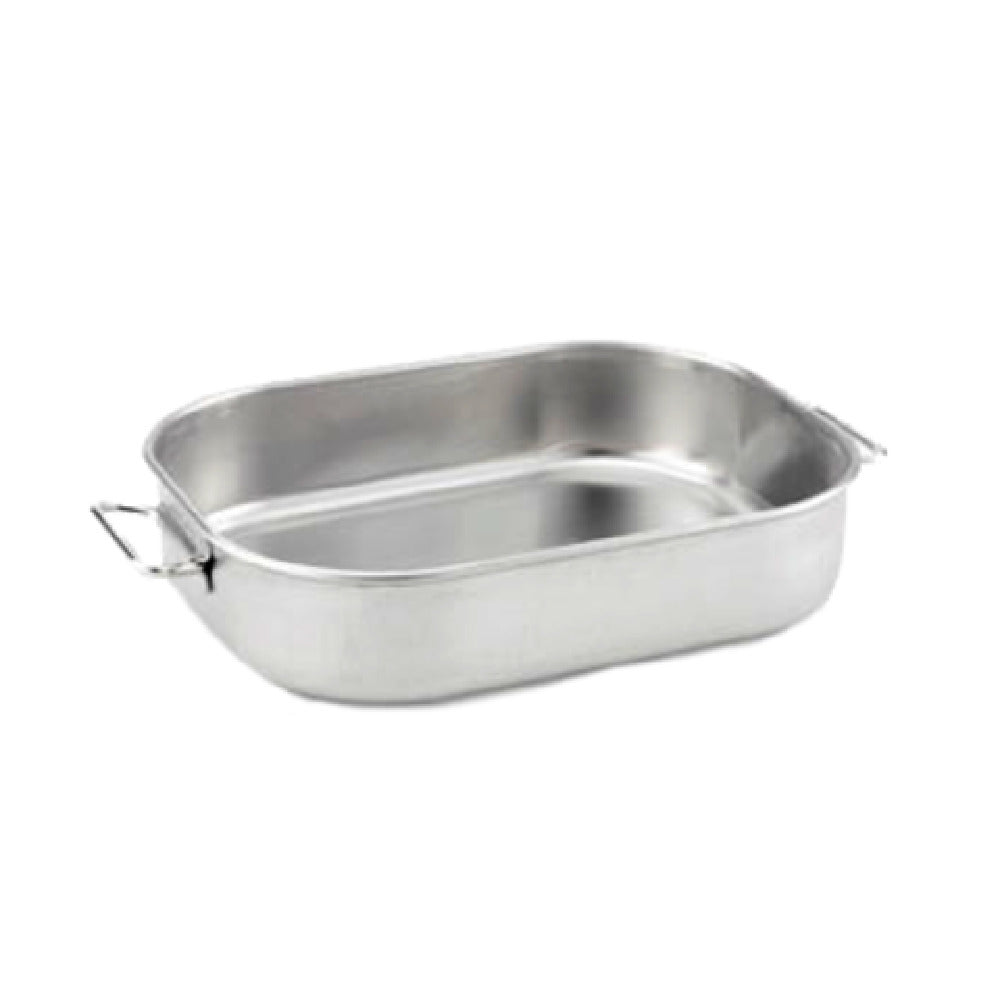 Vollrath 68250 - 5-3/8 Quart Roasting Pan – Welded Aluminum Handles ...