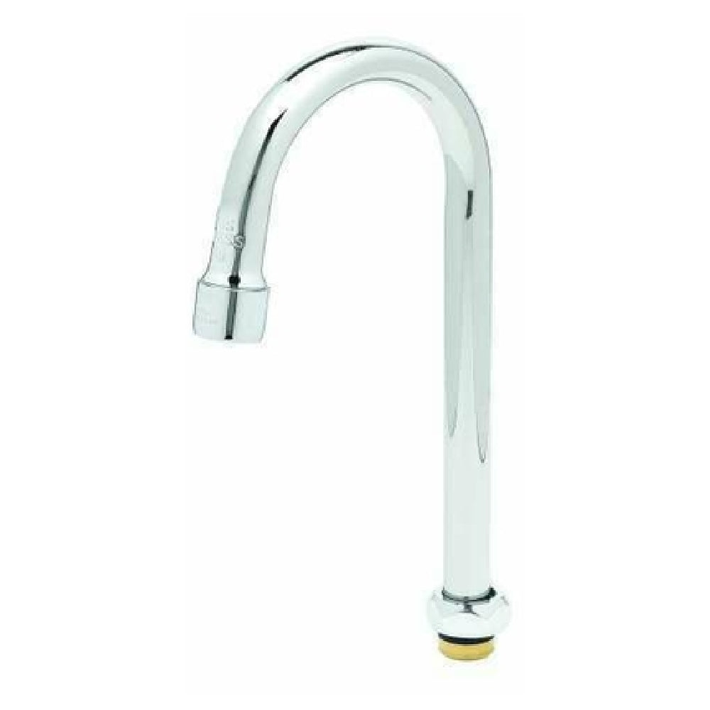 T&S Brass 179X-V12 4-3/8 Inch Swivel Gooseneck Nozzle Chrome Brass ...