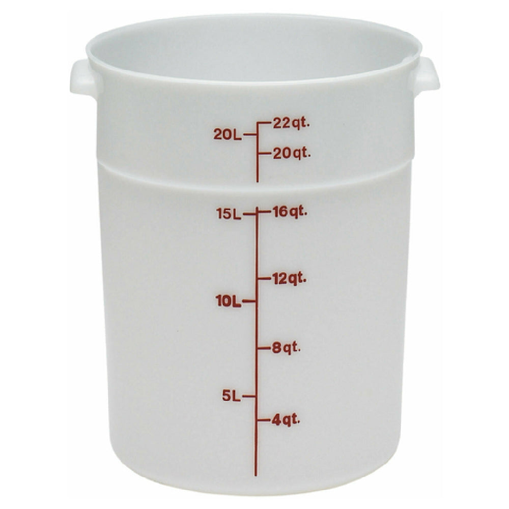 Buy Cambro RFS22148 22 Quarts Round Storage Container Polyethylene ...