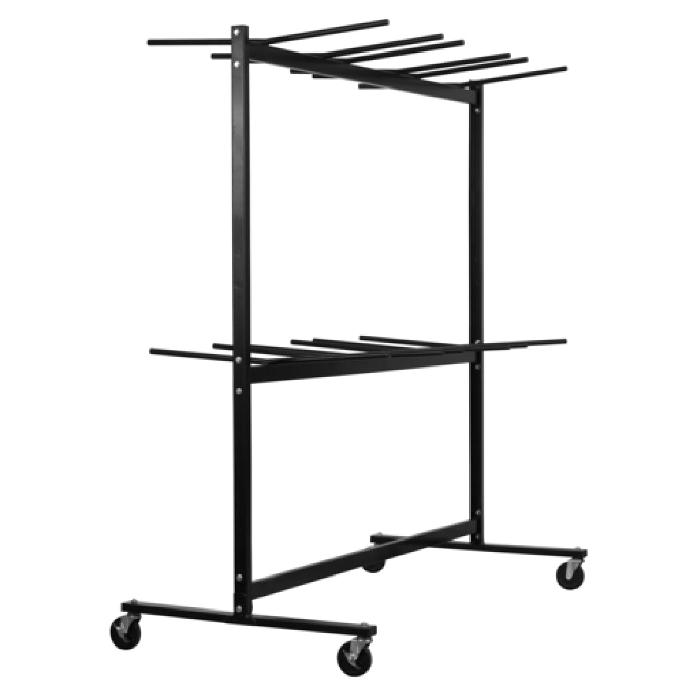 Alpine Industries ADI690-03 64 Inch Folding Chair Cart 2 Tier Heavy Ga ...