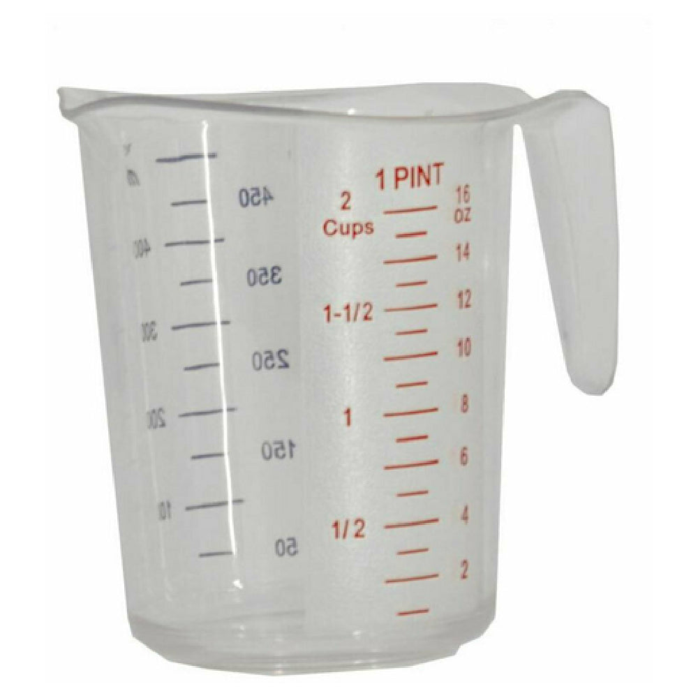 Omcan 80571 - 1 Pint Measuring Cup – Stackable Clear Polycarbonate ...