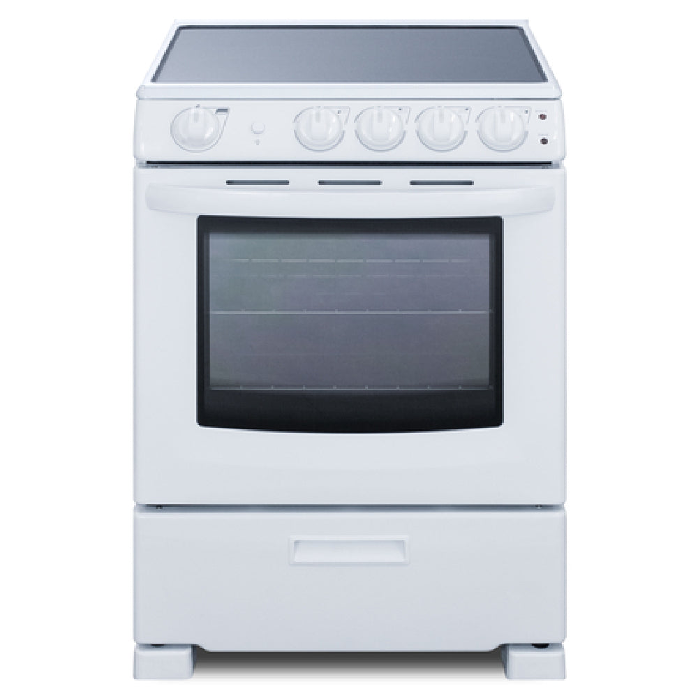 Summit REX2421WRT 24 Inch Electric Range with 2.9 Cu.ft Oven Capacity ...
