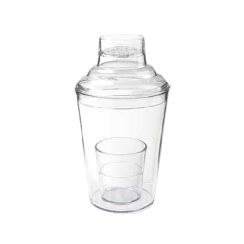 GET Enterprises SH-175-1-CL 17-1/2 Oz Shaker Set SAN Clear 3 Piece ...