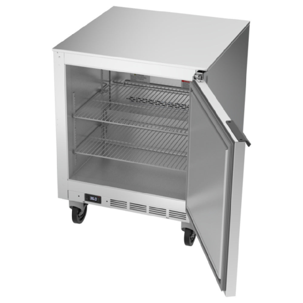 Beverage Air UCR27AHC 27 Inch Undercounter Refrigerator 6.13 cu ft One ...