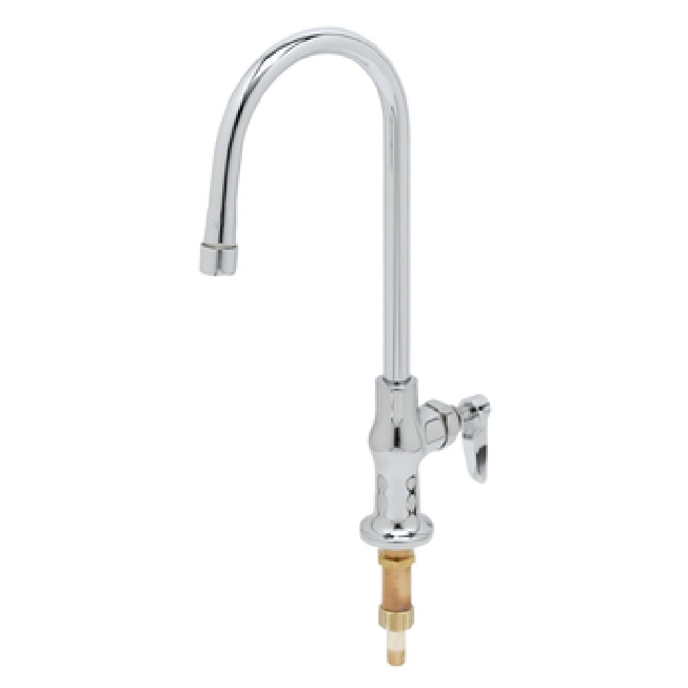T&S Brass B-0305-01 Pantry Faucet 5 Inch Single Deck Mounted Rigid Goo ...