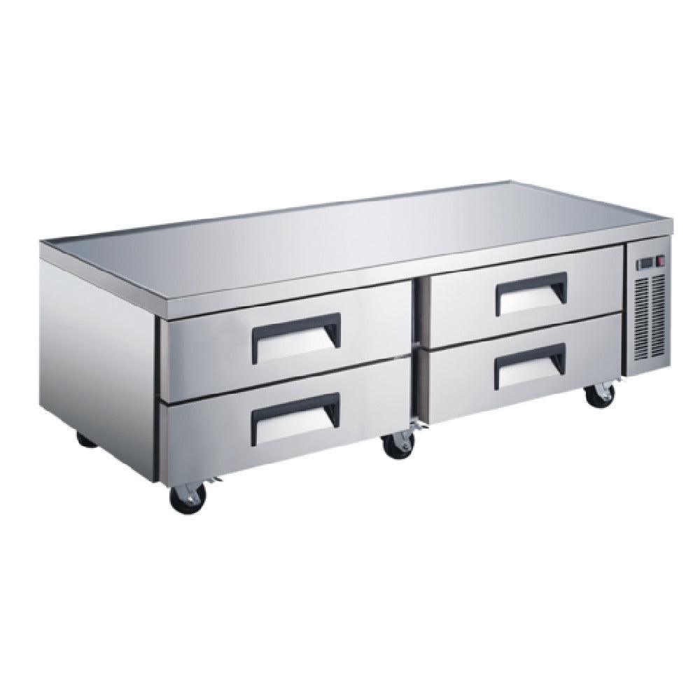 Admiral Craft USCB-84 U-STAR Refrigerated Chef Base 84"W X 32"D X 25-3 ...