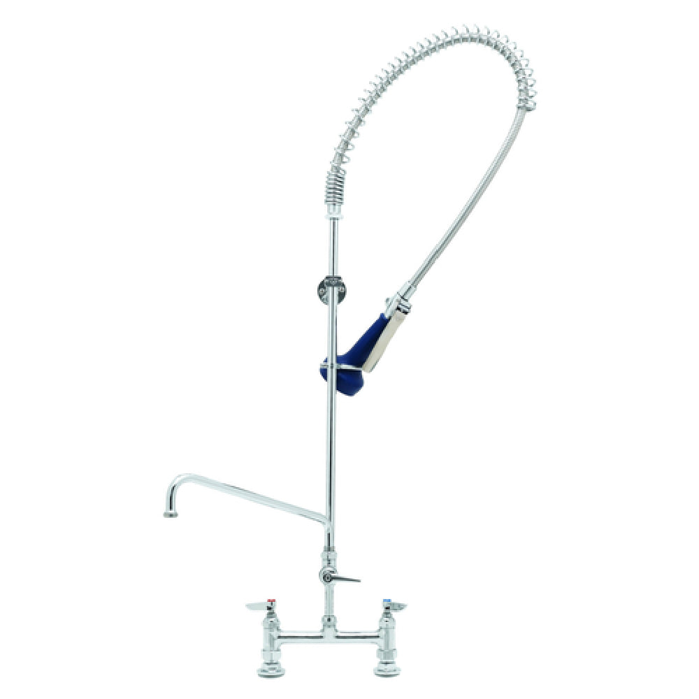 T S Brass B 0123 A12 08c 8 Inch Adjustable Center Pre Rinse Unit With Restaurantsupply