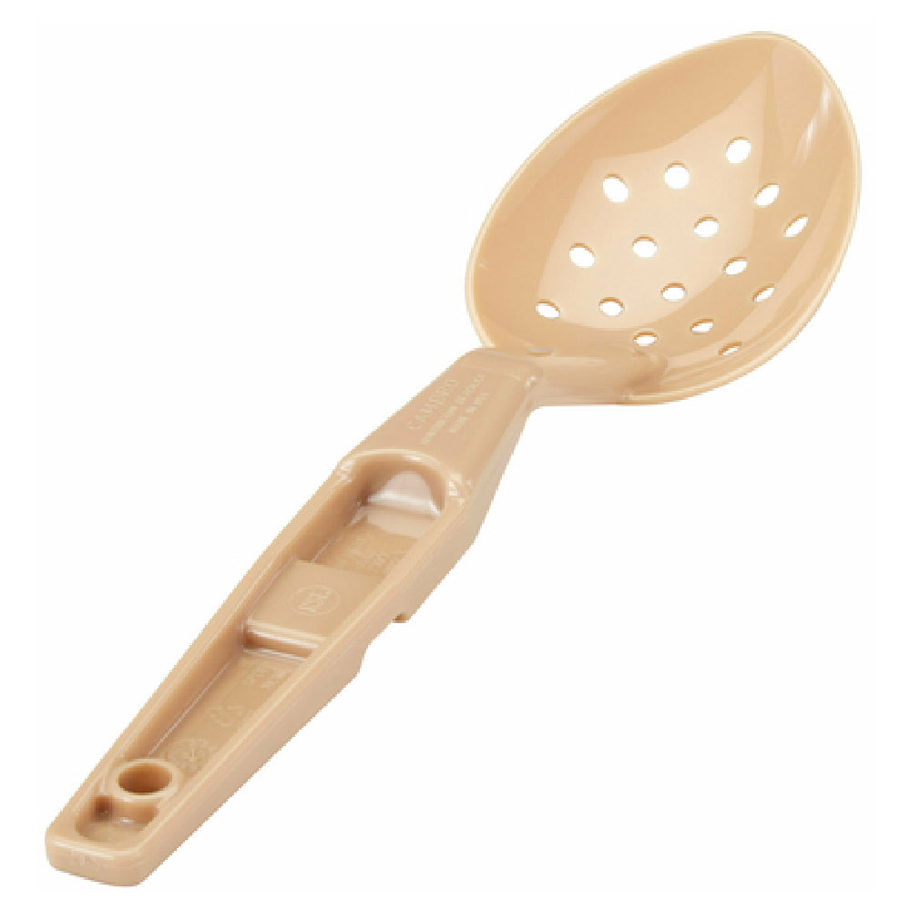 Cambro SPOP11CW133 11 Inch Perforated Deli Spoon with Notched Back Bei ...