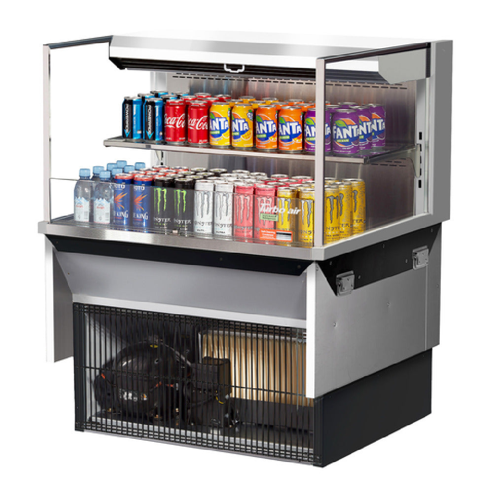 Turbo Air TOM-36L-UF-S-2SI-N - 35-7/8 Inch Drop-In Display Case ...