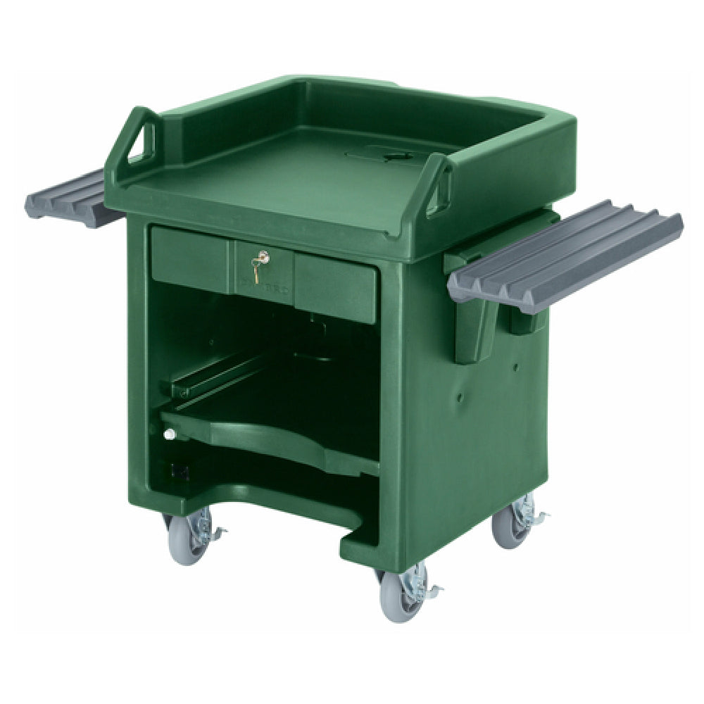 Cambro VCSWRHD519 52-3/4 Inch Cash Register Cart with Lockable Drawer ...