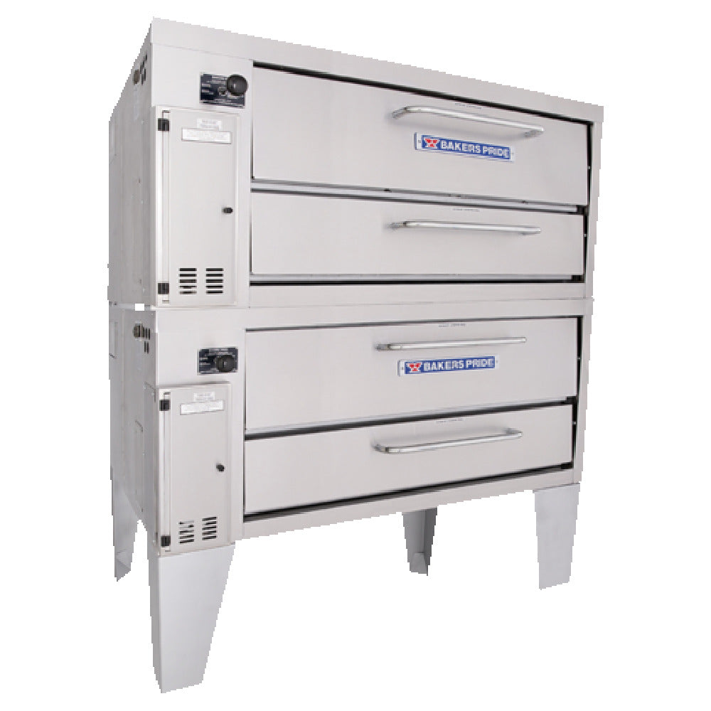 Bakers Pride 152_NAT - 36 Inch Gas Pizza Bake Oven – Shallow Depth ...
