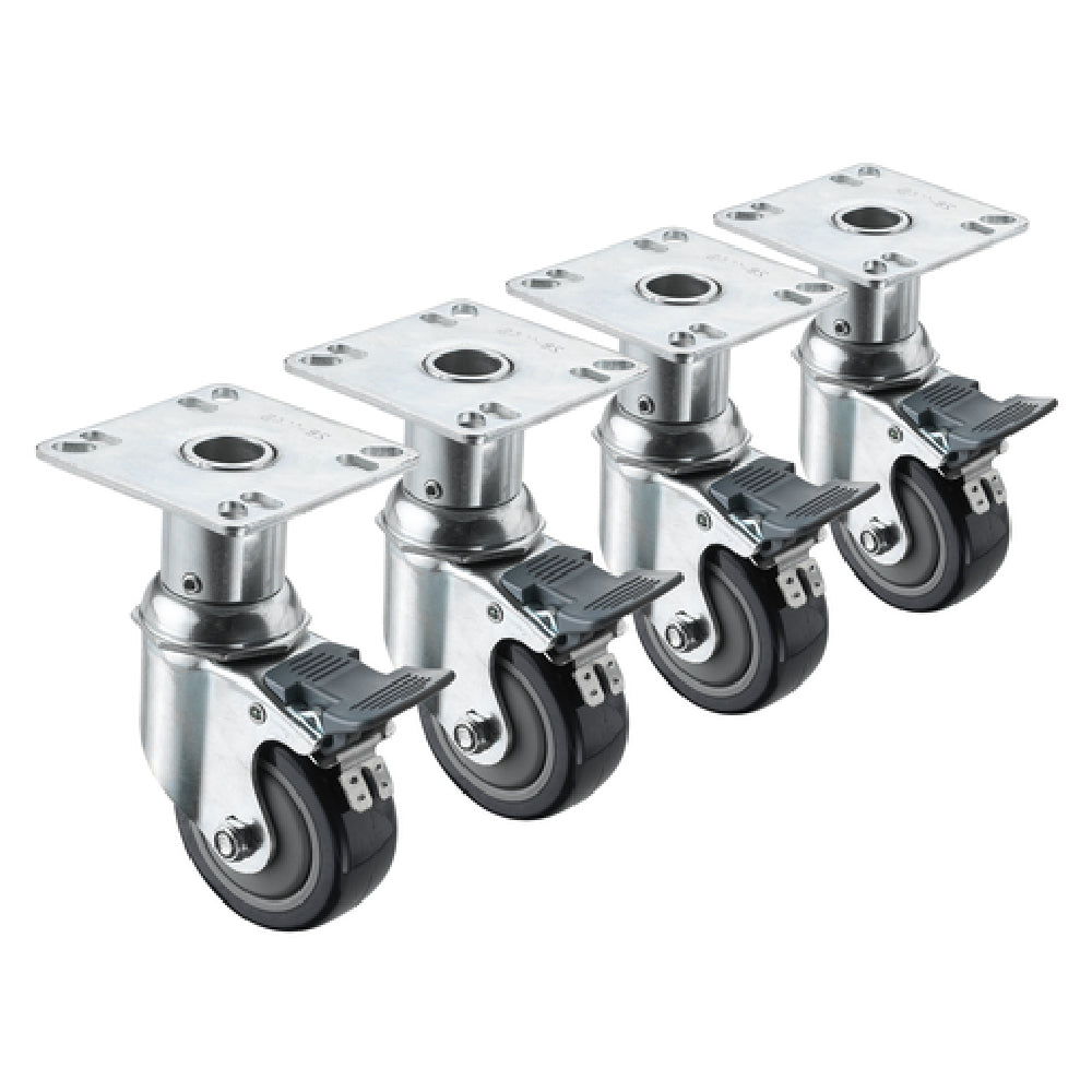 Krowne 28-114S - 3 Inch Casters – Adjustable Height, Swivel ...