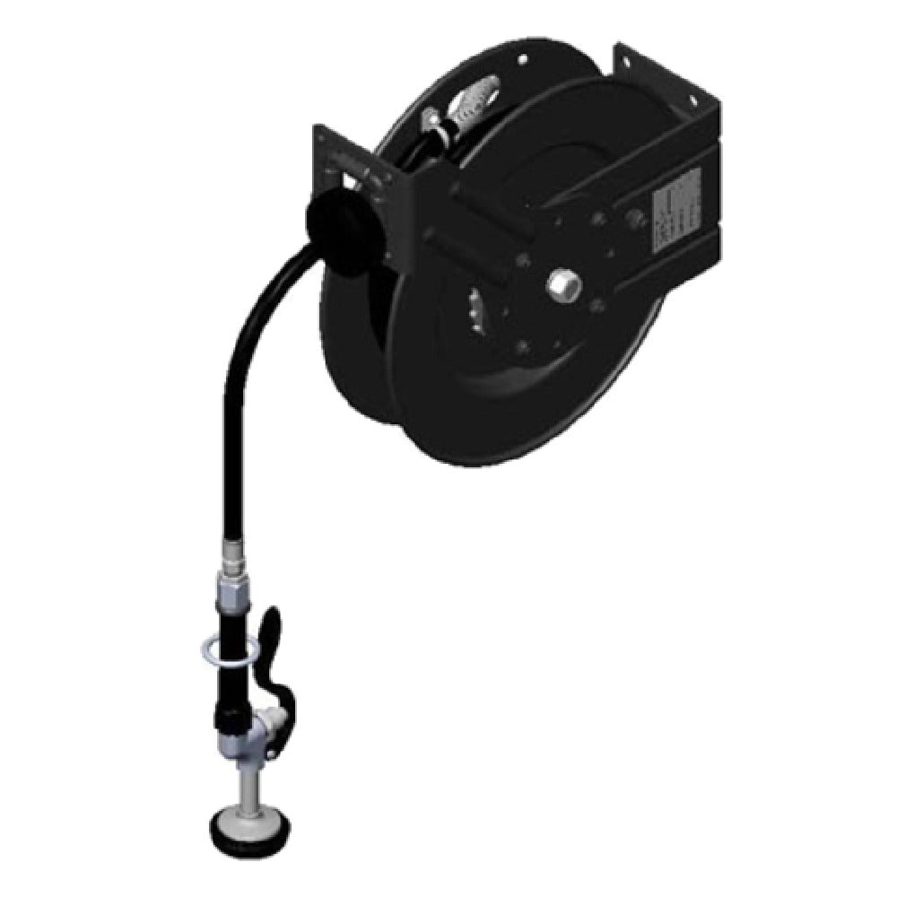 T&S Brass 5HR-232-01 3/8 Inch x 35 Ft Hose Open Hose Reel with Spray V ...
