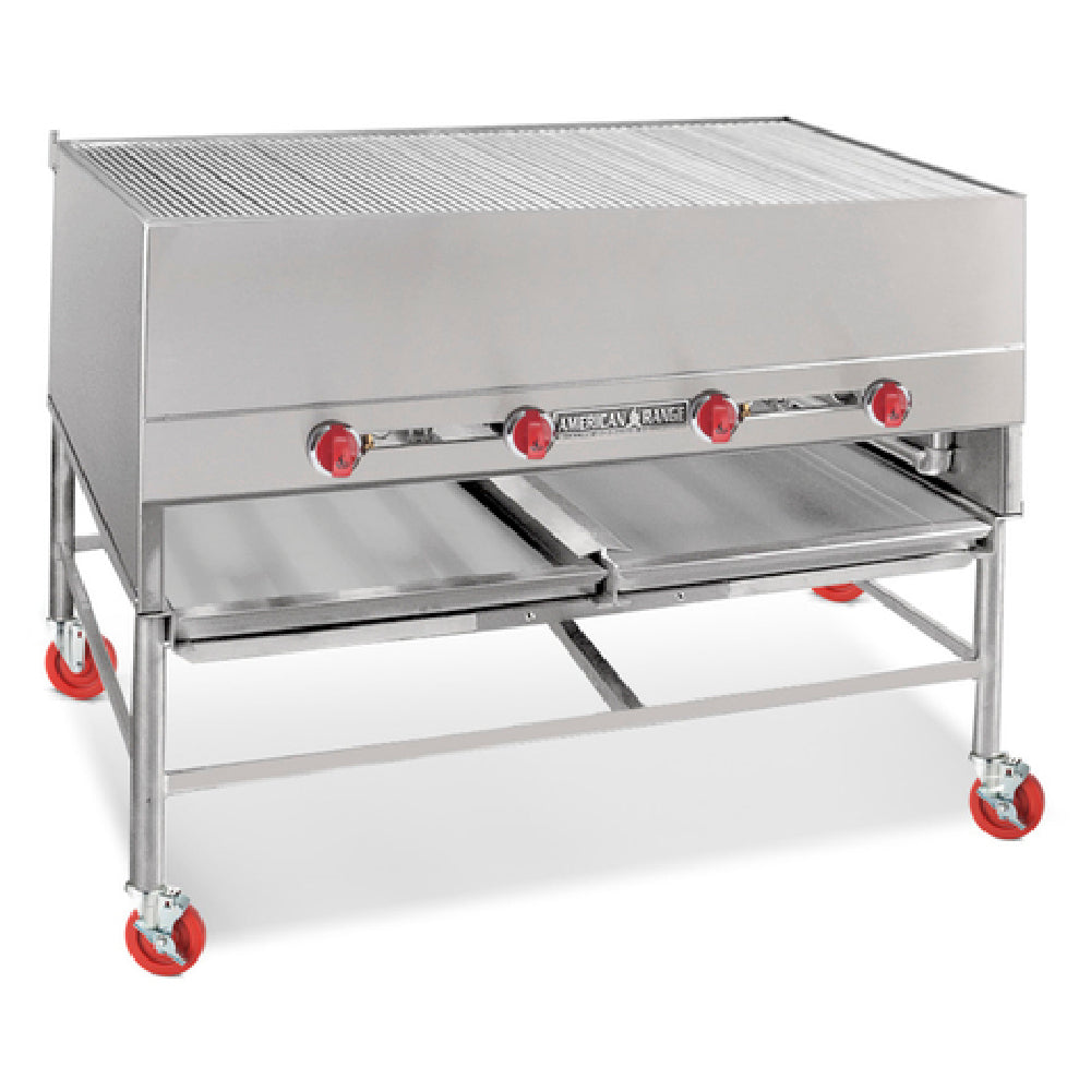 American Range AHS-4836_NAT 48 Inch Horizontal Chicken Broiler Gas Cou ...
