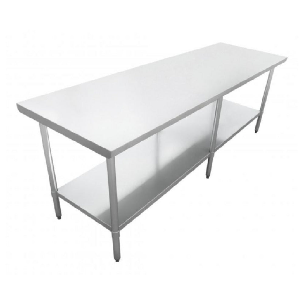 Omcan 47724 - 84 Inch Work Table – Stainless Steel Flat Top ...