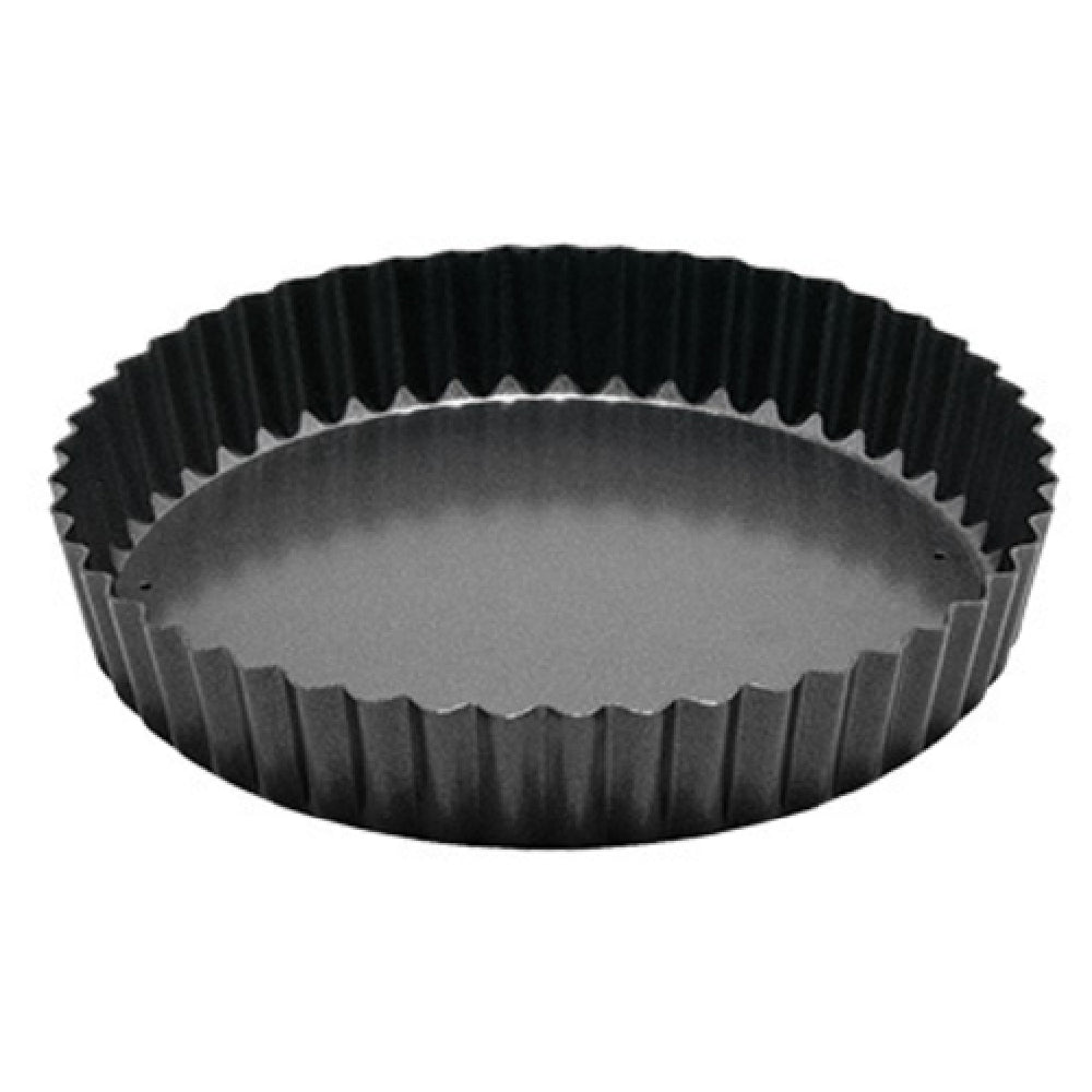 Winco FQP-8 8 Inch Diameter Round Fluted Quiche Pan with Removable Bot ...