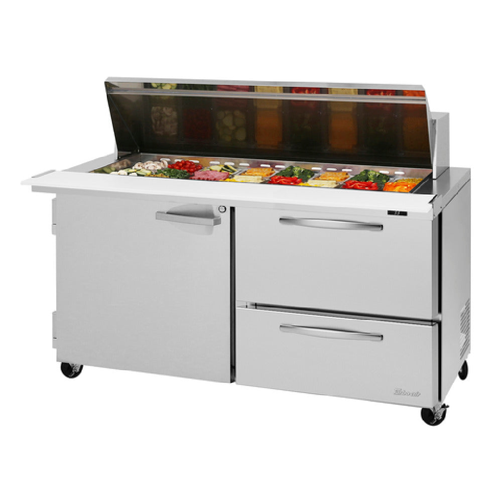 Turbo Air PST-60-24-D2R(L)-N - 60 Inch Refrigerated Counter – 17 Cu Ft ...