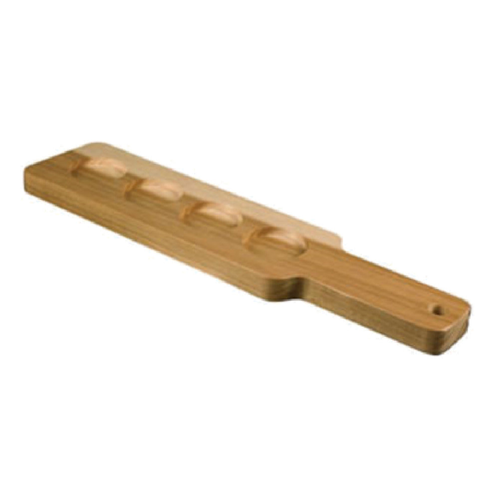 Anchor Hocking 90038 14-1/2 Inch Beer Sample Paddle Wooden Fits 4 Tast ...