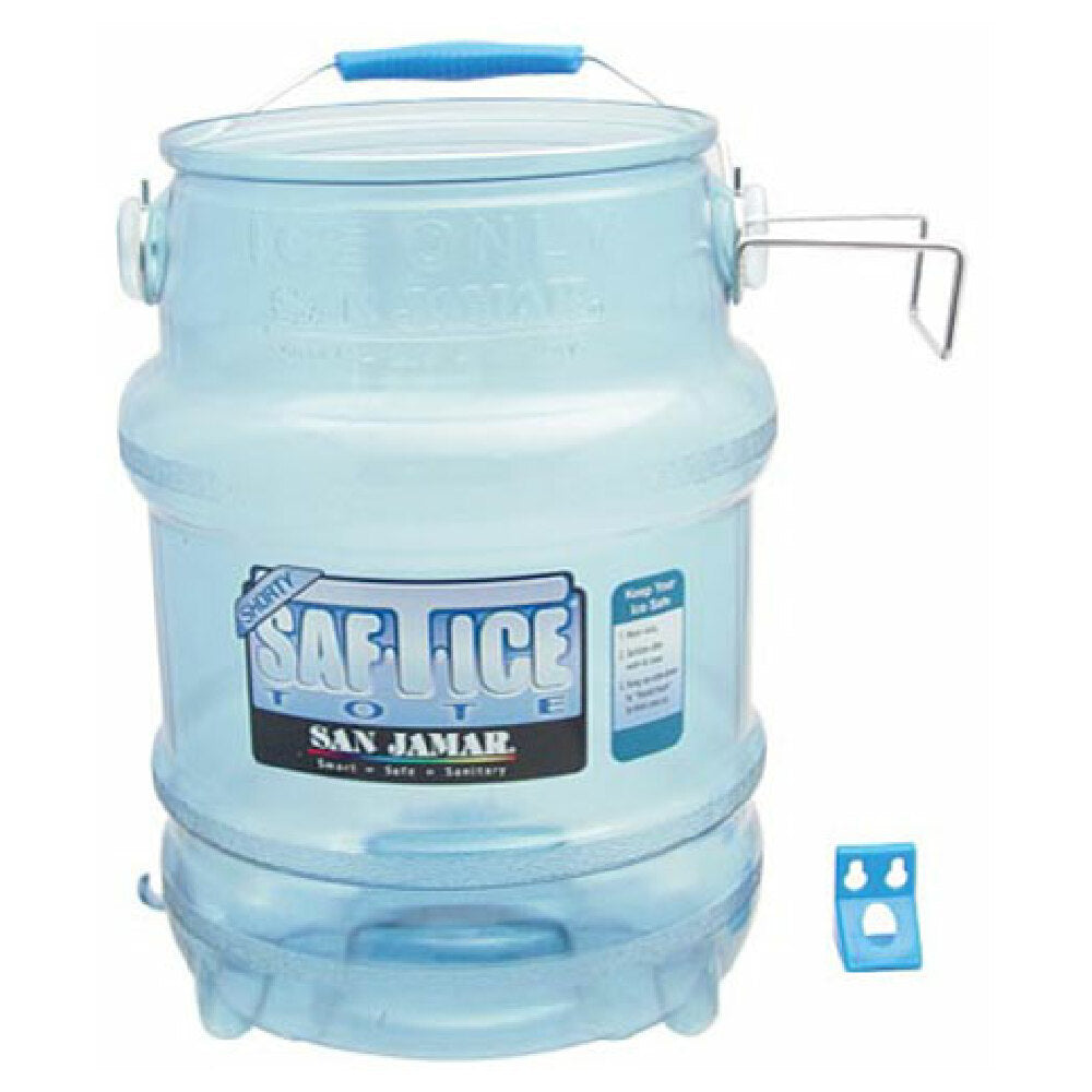 San Jamar SJSI6100 11 Inch Food Safe Polyethylene Ice Tote with ...