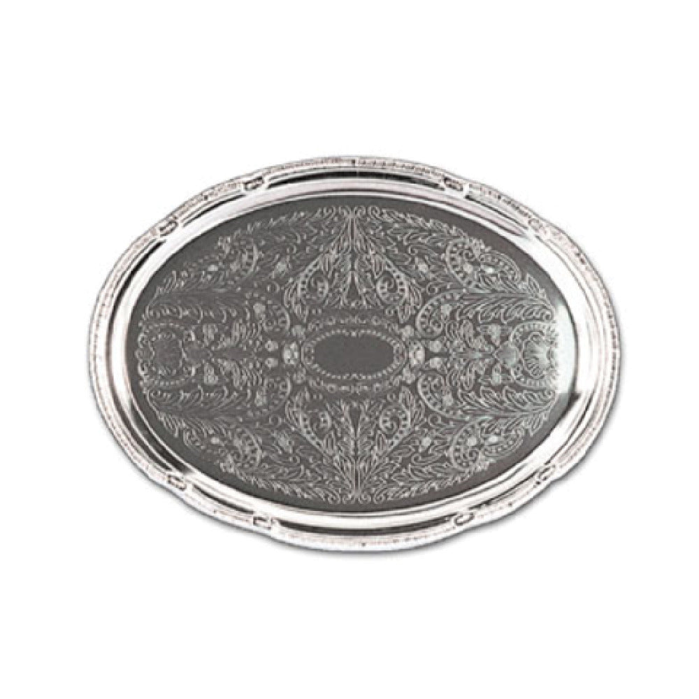 Admiral Craft CCT-18 - 18 Inch Oval Serving Tray – Chrome Plated ...