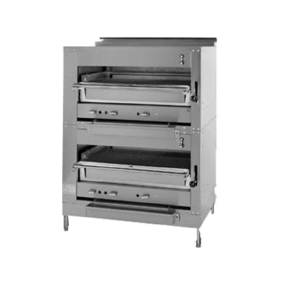 Montague Company 243W36 - 45 Inch Broiler – Heavy-Duty Gas ...