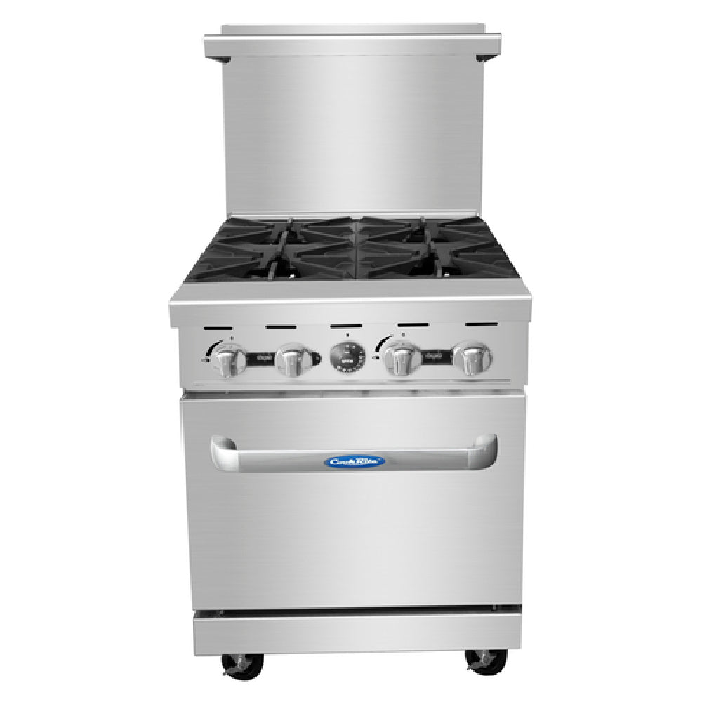 Atosa AGR-4B-LP - 24 Inch Range – 4 Open Burners 152000 BTU ...