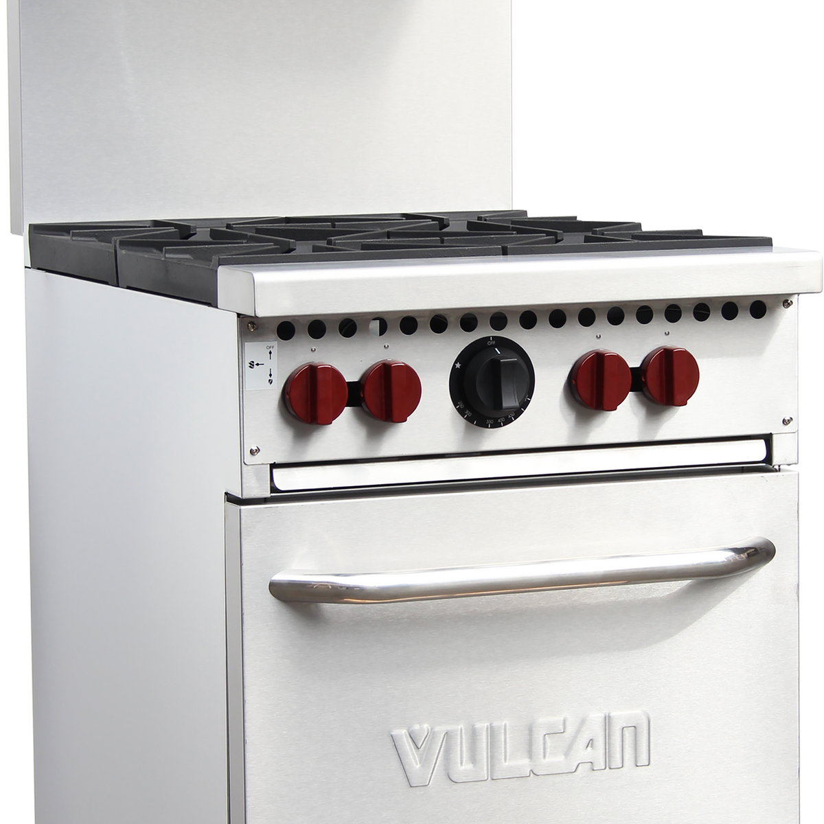 Vulcan SX24-4BN-QS-PLATINUM 24 Inch Gas Range with 4 Burners 30,000 BT ...