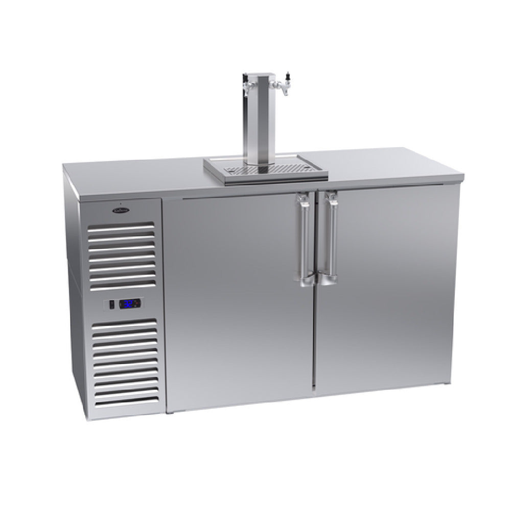 Krowne DB60 60 Inch Draft Beer Cooler Two Section Stainless Steel with ...