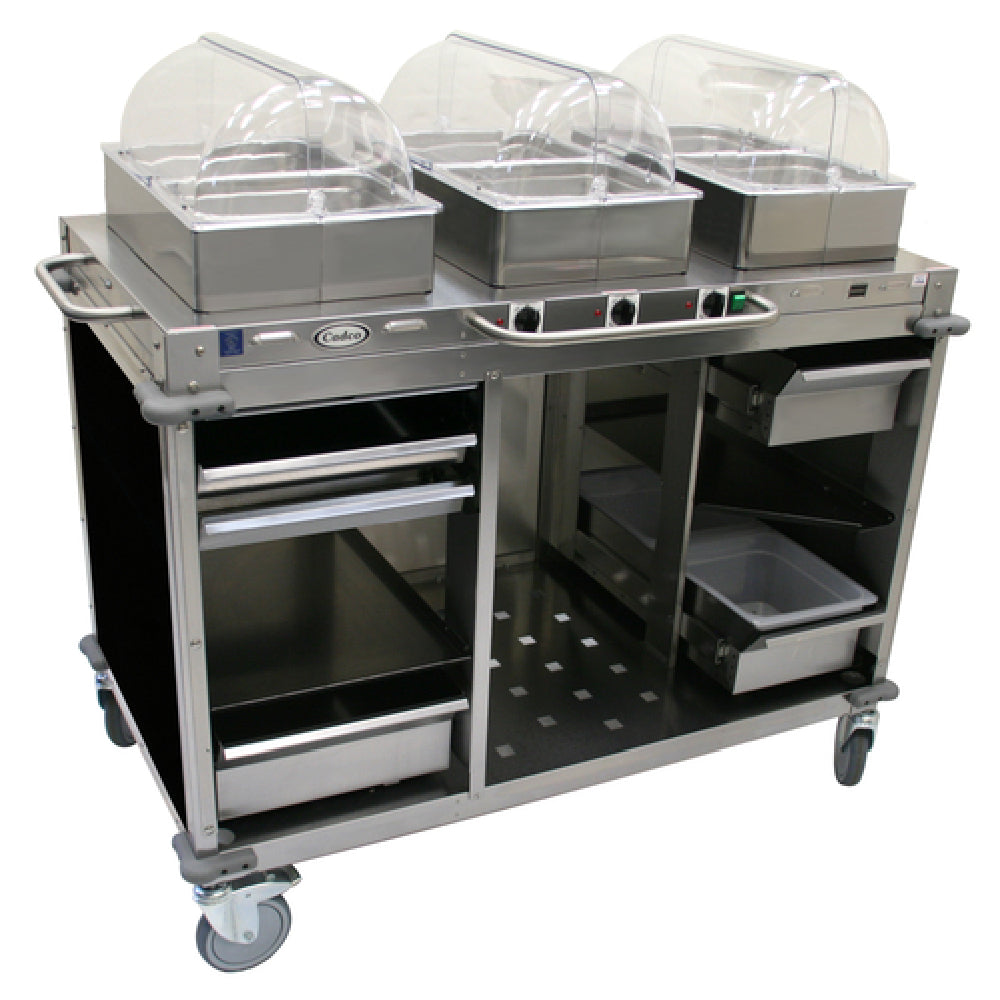 Cadco CBC-HHH-L6-4 - 55 Inch Mobile Electric Hot Cart – Efficient ...