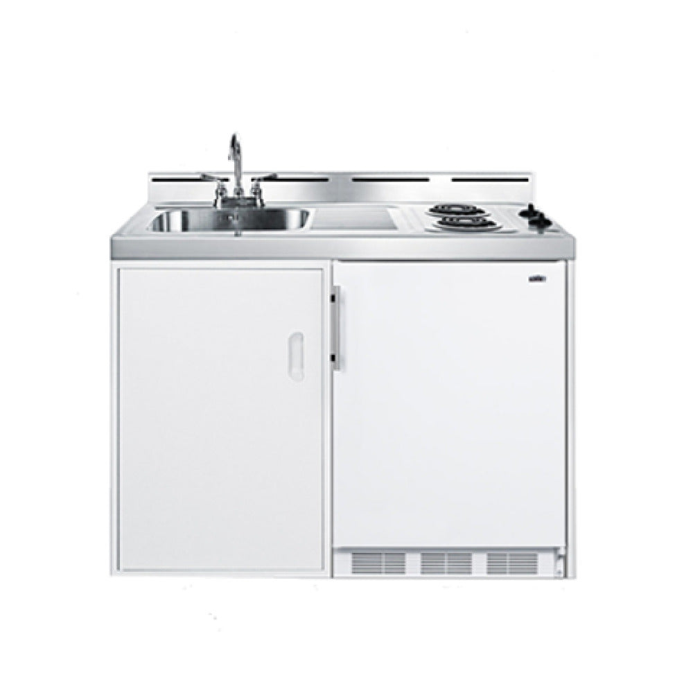 Summit C48EL 47 Inch All-in-One Combo Kitchen Electric Kitchenette wit ...