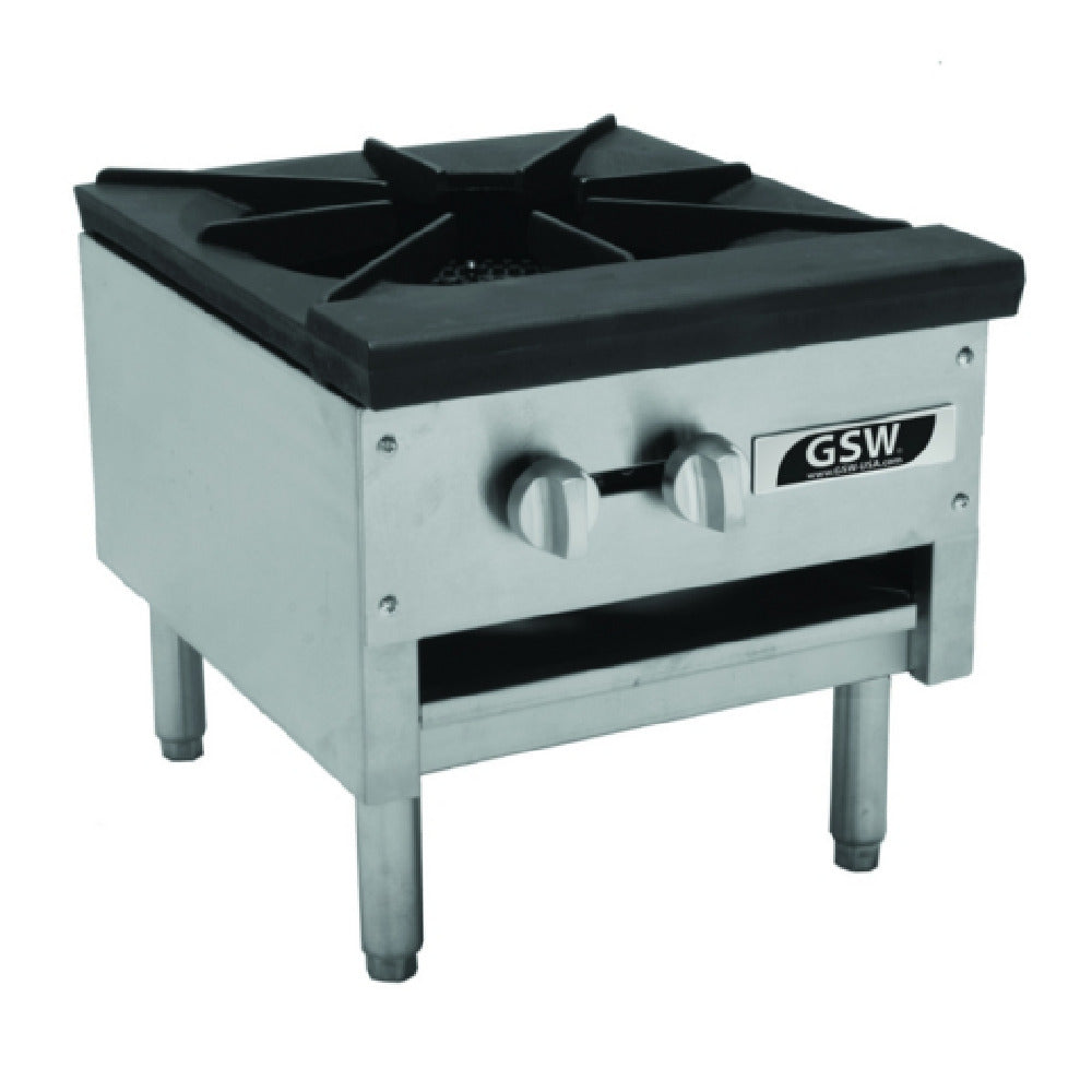 GSW USA AESP1-3R18LP 21 Inch Single Burner Gas Stock Pot Range 90000 B ...