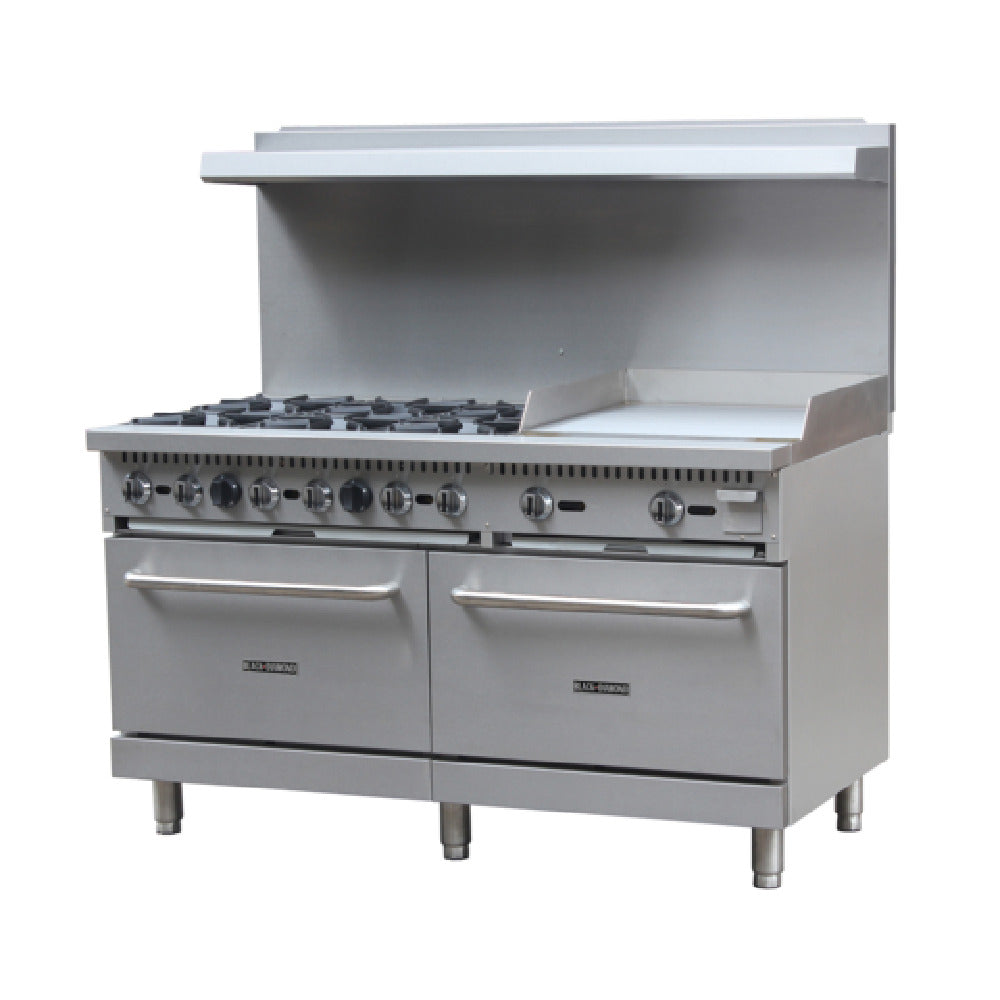 Admiral Craft BDGR-6024G/NG 60 Inch Gas Range with Griddle 6 Burners 3 ...