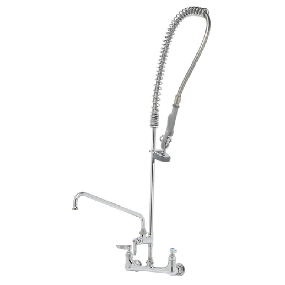 T&S Brass B-0133-ADF10 8 Inch Centers Pre-Rinse Faucet Assembly with A ...