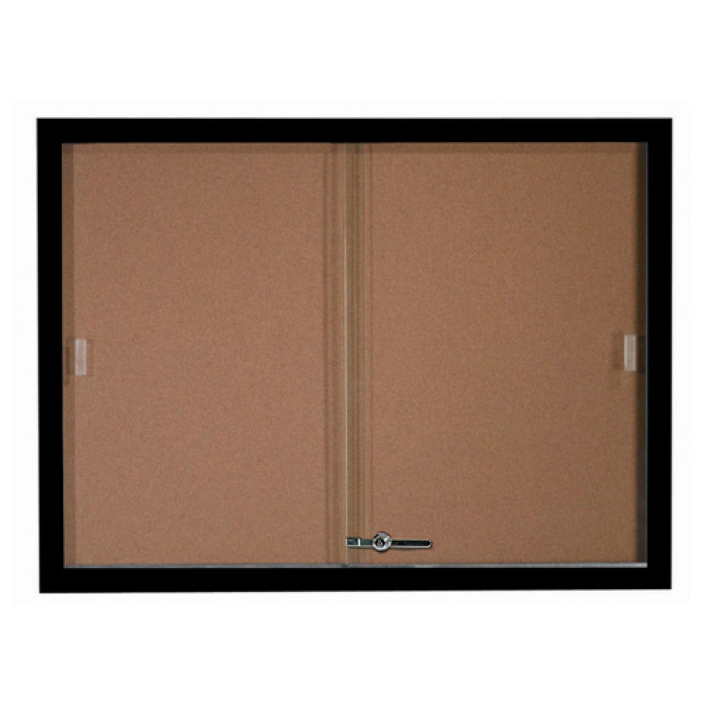 Aarco SBC3648BK - 48 Inch Message Center Board – Sliding Door ...