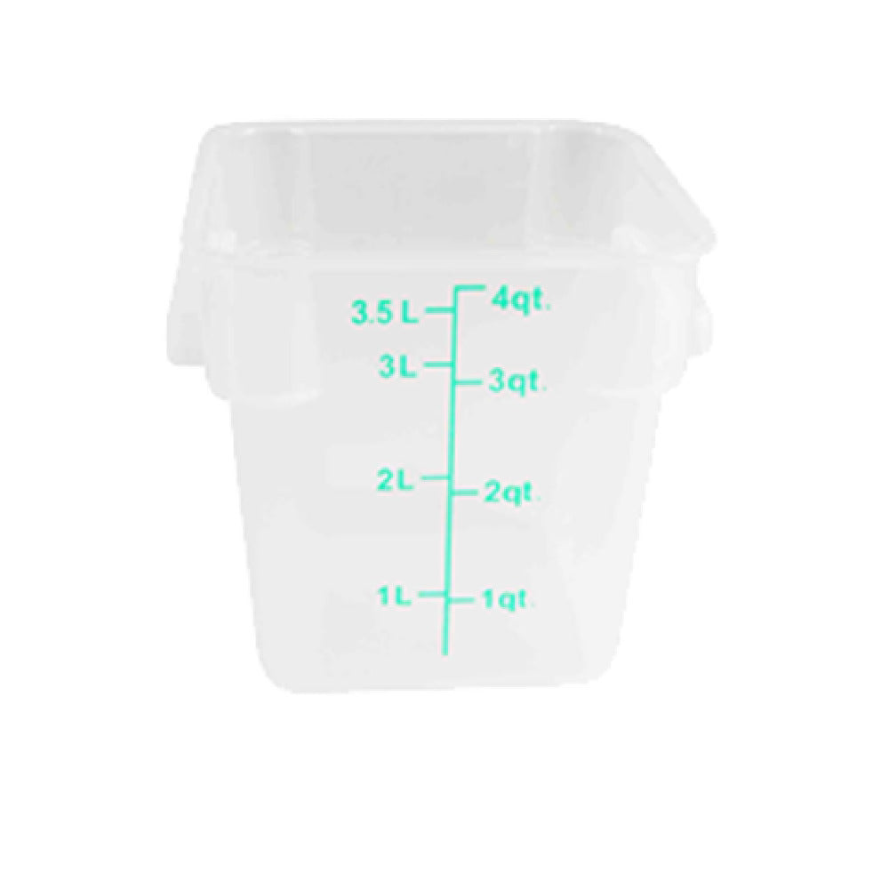 Thunder Group PLSFT004TL - 4 Quart Container – Stain Resistant ...