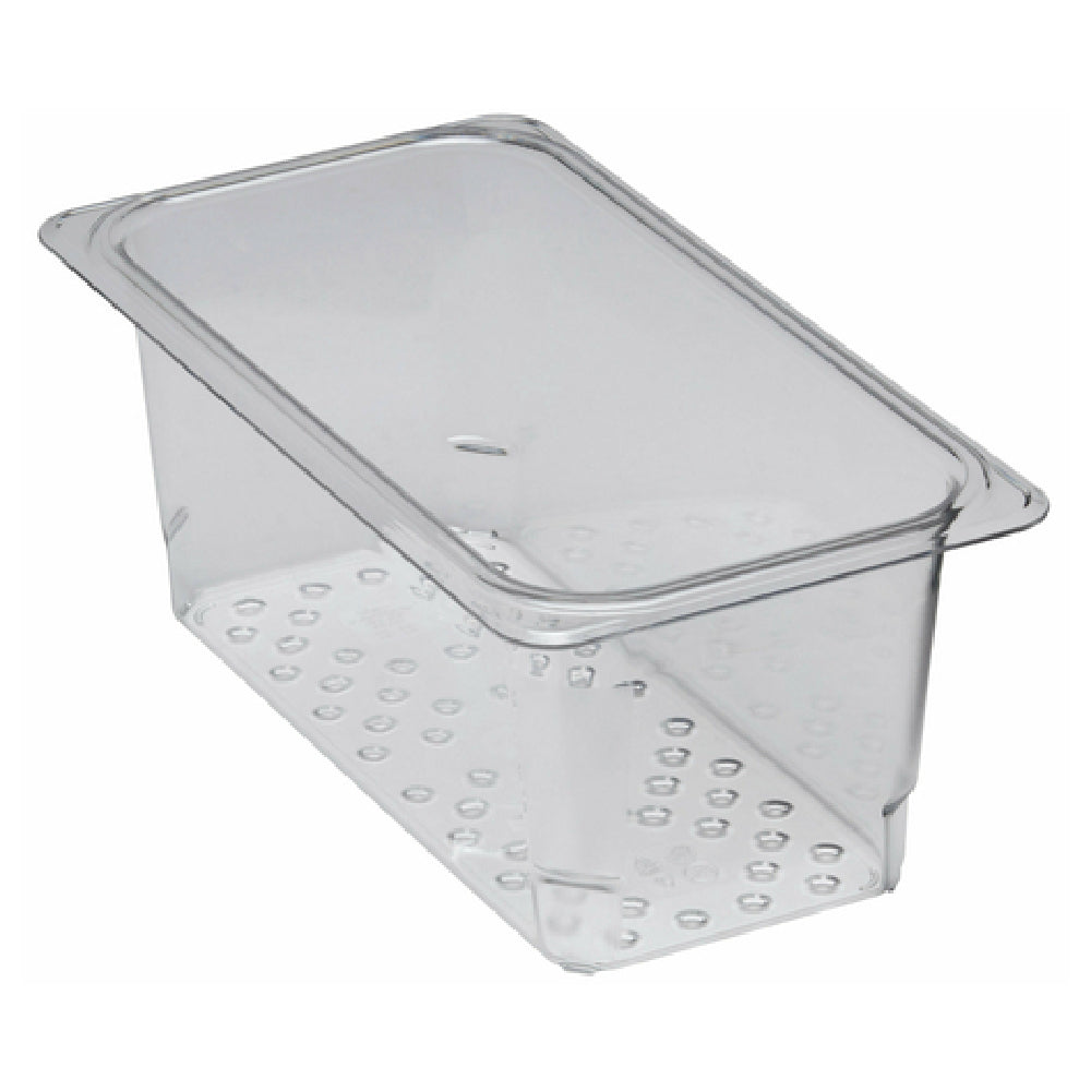 Cambro 35CLRCW135 - 1/3 Size Food Pan Colander – Clear Polycarbonate ...