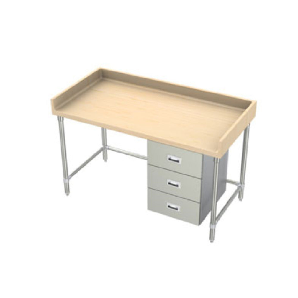 AERO Manufacturing MTSBXT-3048 30 Inch Baker's Top Work Table Wood Lam ...