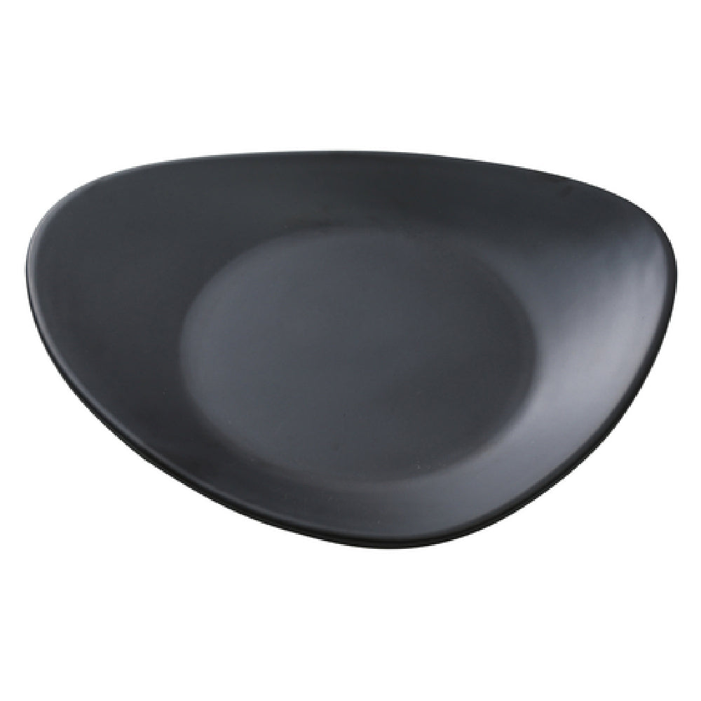Yanco MO-112BK - 12 Inch Plate – Triangular, Dishwasher Safe ...