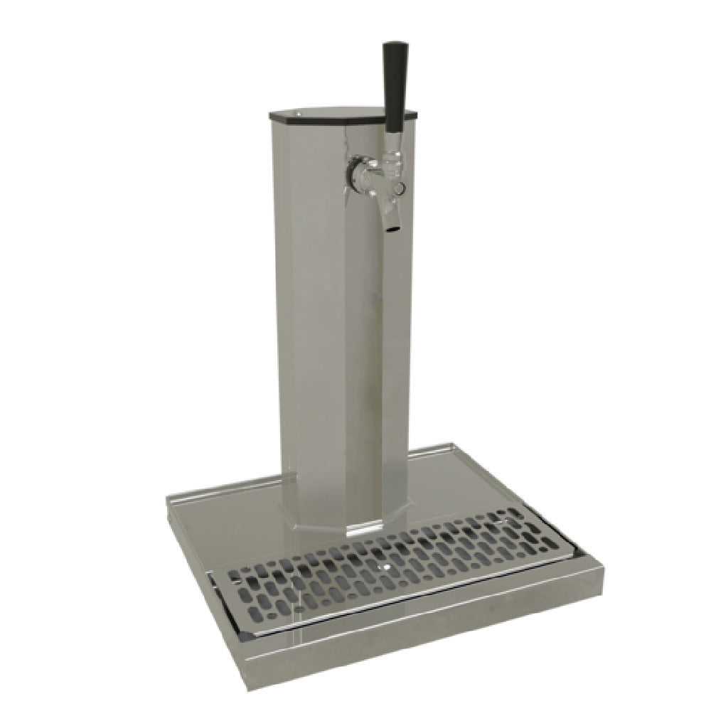Glastender CT-1-MF 14 Inch Air Cooled Column Draft Dispensing Tower wi ...