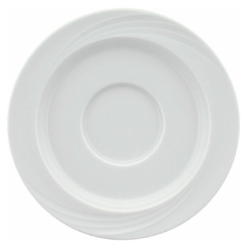 Libbey 9187130 6-5/8 Inch Diameter Round Saucer Donna Pattern Porcelai ...