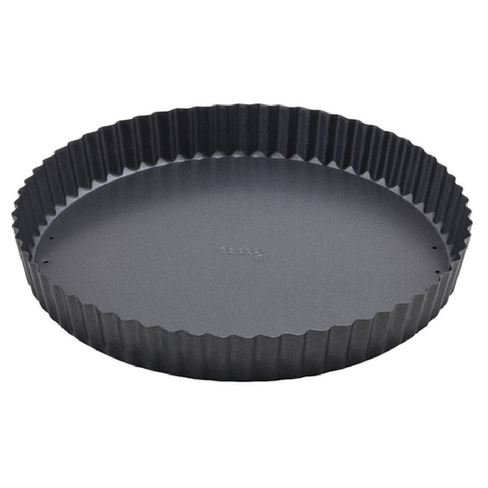Winco FQP-10 10 Inch Diameter Quiche Pan Round Fluted Removable Bottom ...