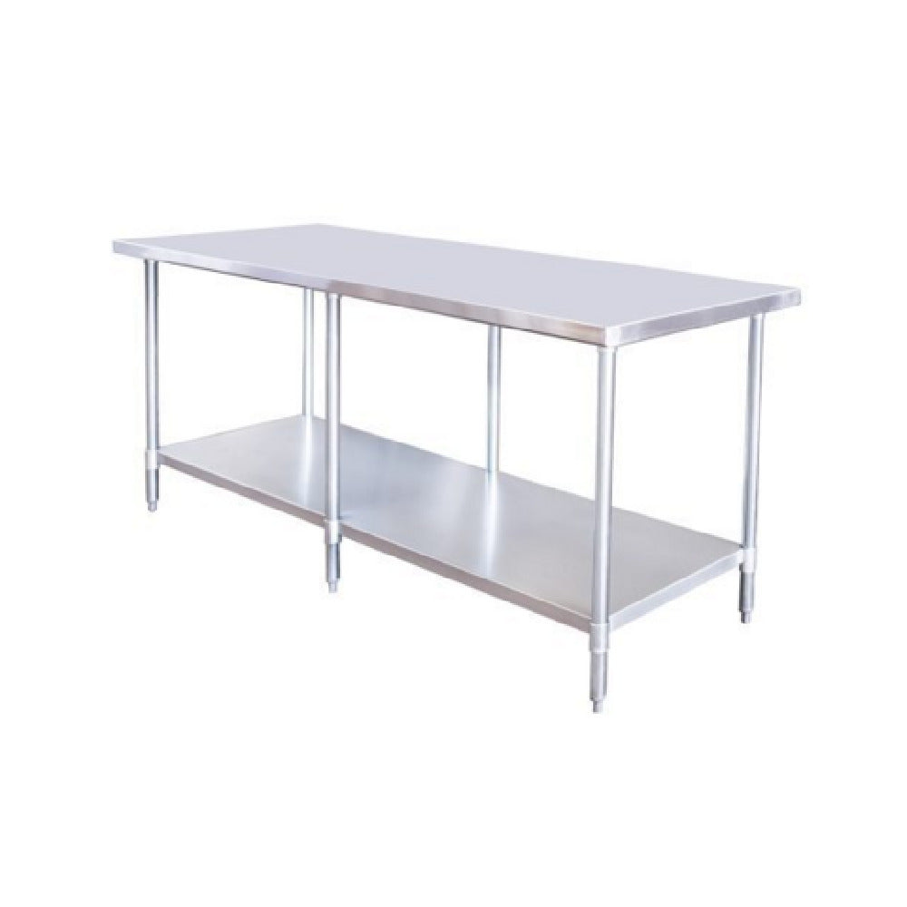Atosa SSTW-3084 84 Inch Work Table 18 Gauge Stainless Steel Top with U ...
