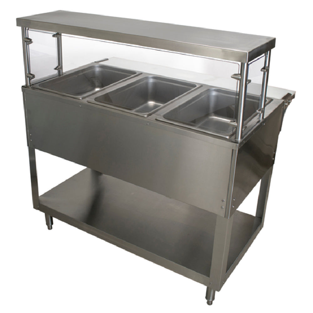 BK Resources SG-FCS-3 - 44 Inch Sneeze Guard – Cafeteria Shelf ...